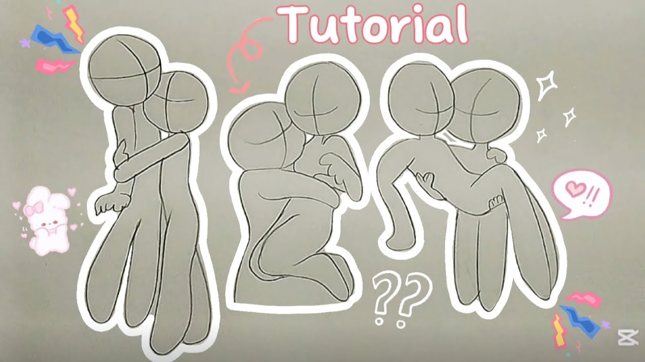 TUTORIAL DE POSES✅‼️(✨De parejas✨) // Para tus dibujitos🫵🏼 // By:@DibujandoConDianita 