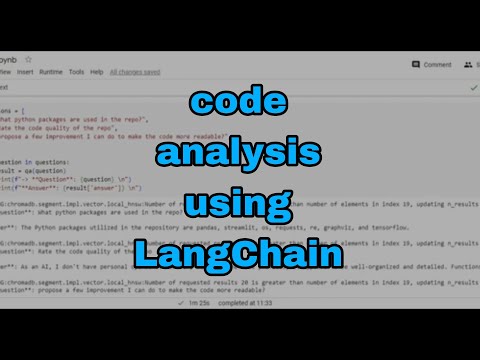 GitHub code analysis using LangChains