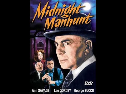 Midnight Manhunt (1945) | Full Movie | Classic Film Noir Crime Mystery in HD