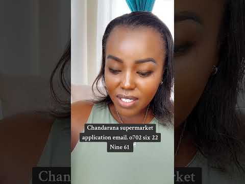 YB340. Chandarana supermarket application email. 0702622961 #missnyawiragiks #careercoachnyawira