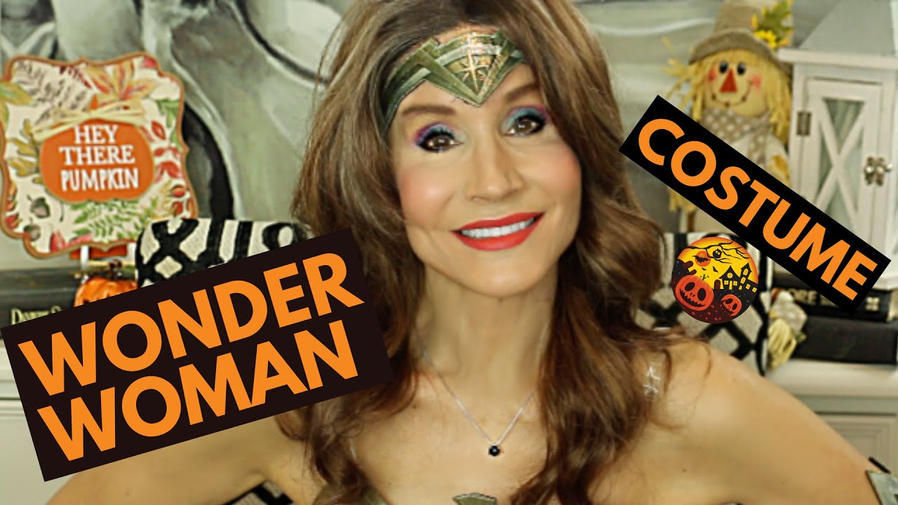 WONDER WOMAN HALLOWEEN TRANSFORMATION | REVLON WW84 COLLECTION!
