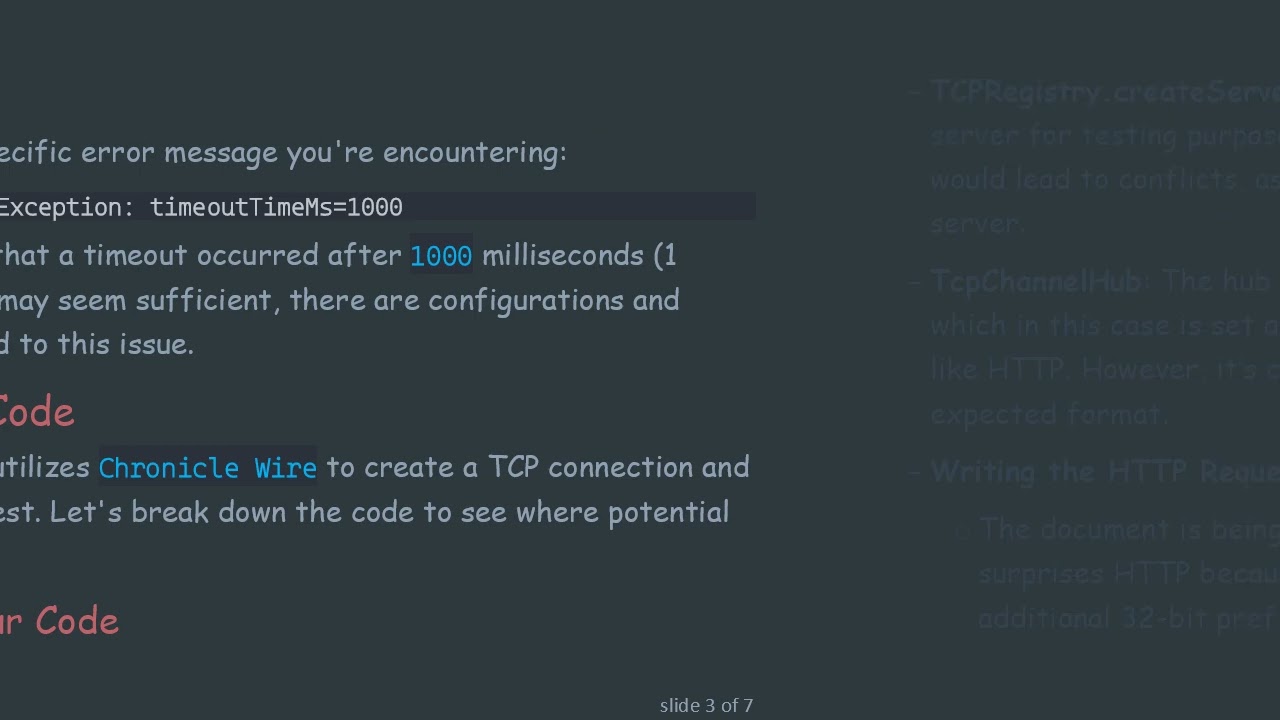 Troubleshooting Chronicle Wire HTTP Requests: How to Fix Timeout Errors