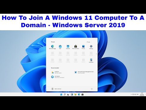 How To Join A Windows 11 Computer To A Domain - Windows Server 2019 | Join Windows 11 PC to Domain