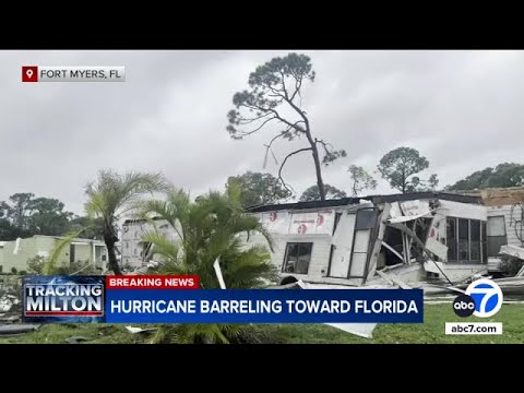 Tornadoes spawned by Hurricane Milton rip through Florida
