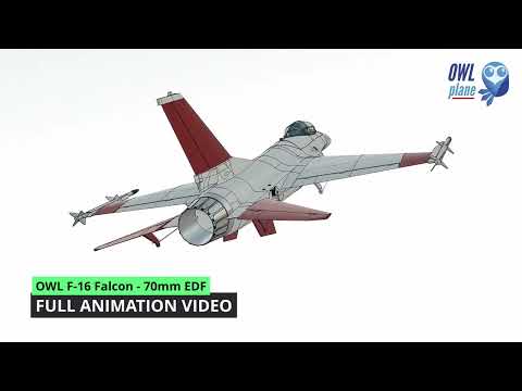 🦉 OWL F-16 Falcon - 70mm EDF (Test Files)・Free 3D File for ・Cults
