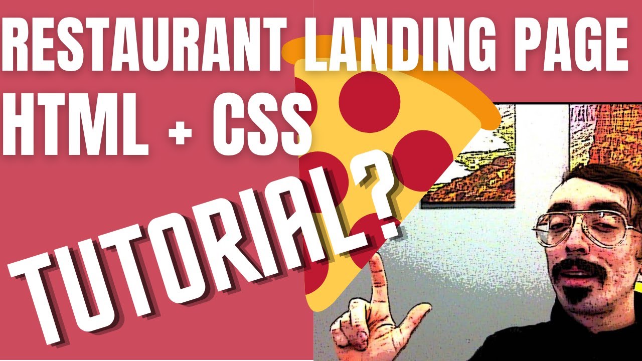 Restaurant Landing Page HTML CSS Tutorial Part 1