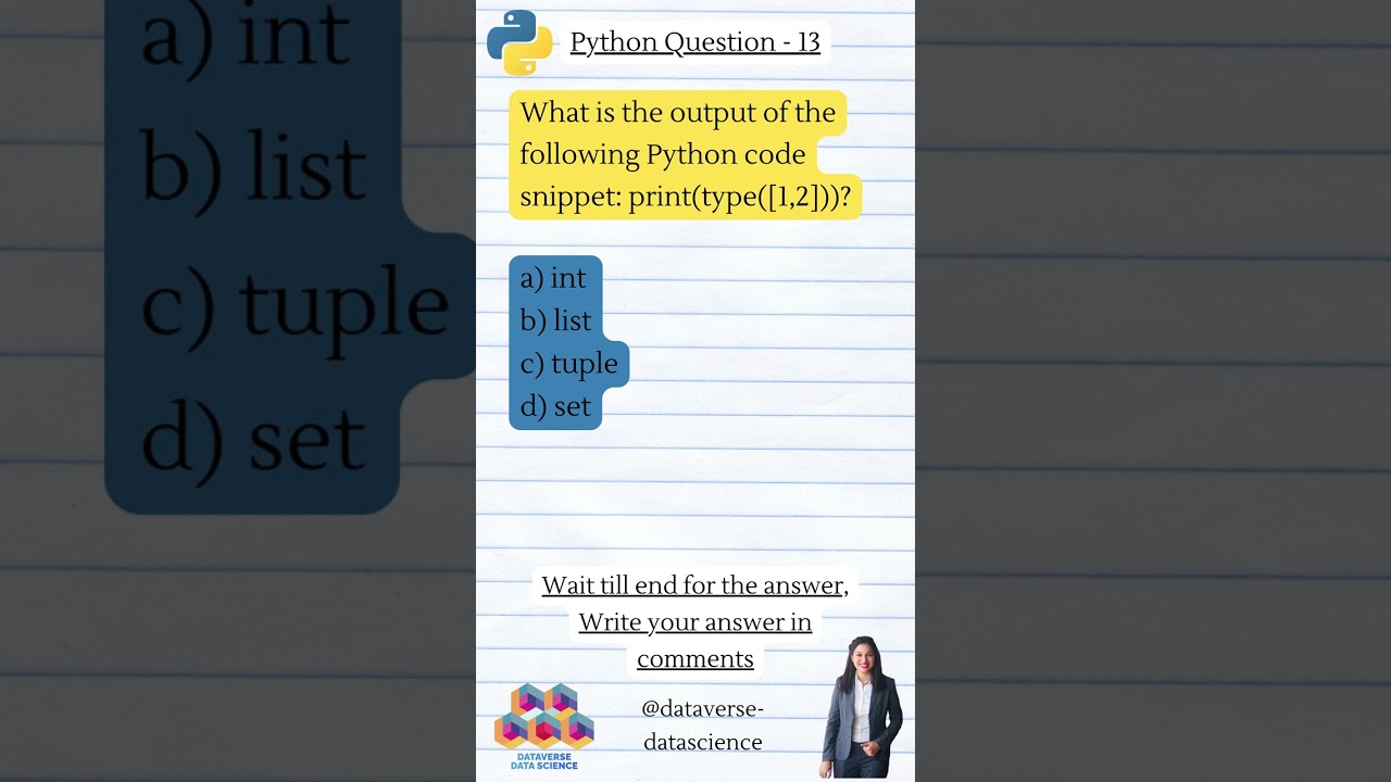 python mcq questions and answers - 13 #python #pythonprogramming #pythonforbeginners