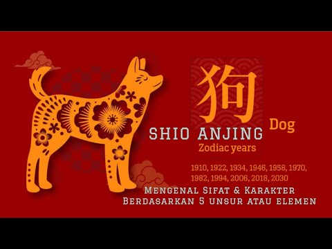 MENGENAL SHIO ANJING BERDASARKAN 5 ELEMEN | SIFAT DAN KARAKTER SHIO ANJING