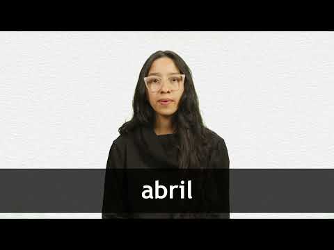 Traducción en inglés de “ABRIL” | Collins Diccionario español-inglés