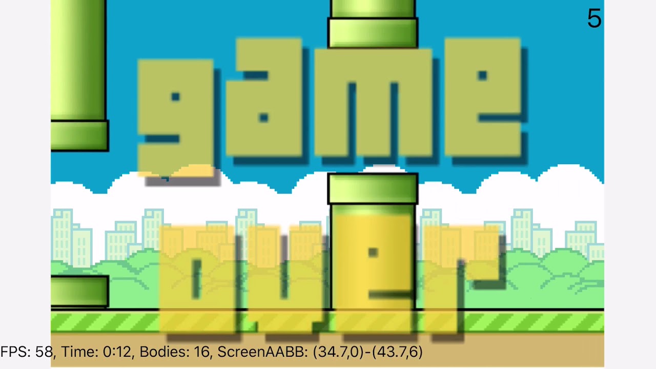 XUI2D - Flappy Bird Example