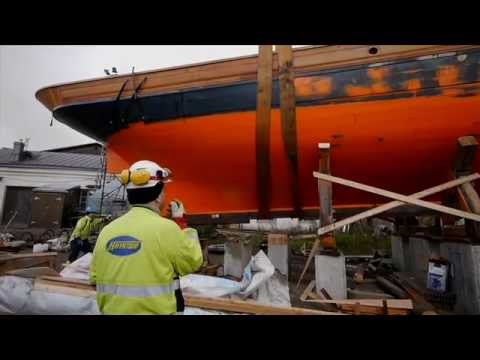 Navigare TV: Suomenlinnan talvitelakointi (osa 1) ja Frejan vesille paluu