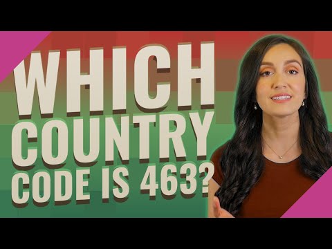 Which country code is 463?