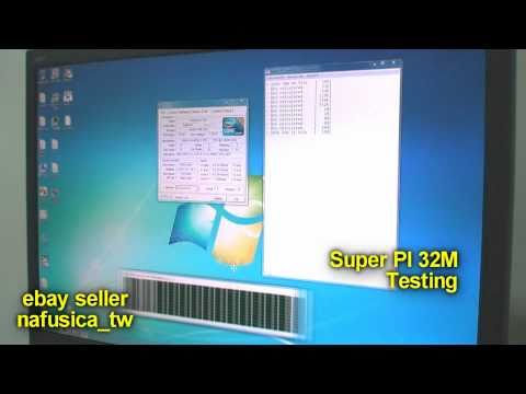 Intel Core i7-970 3.2GHz to 4.3GHz , 32M Super PI testing...