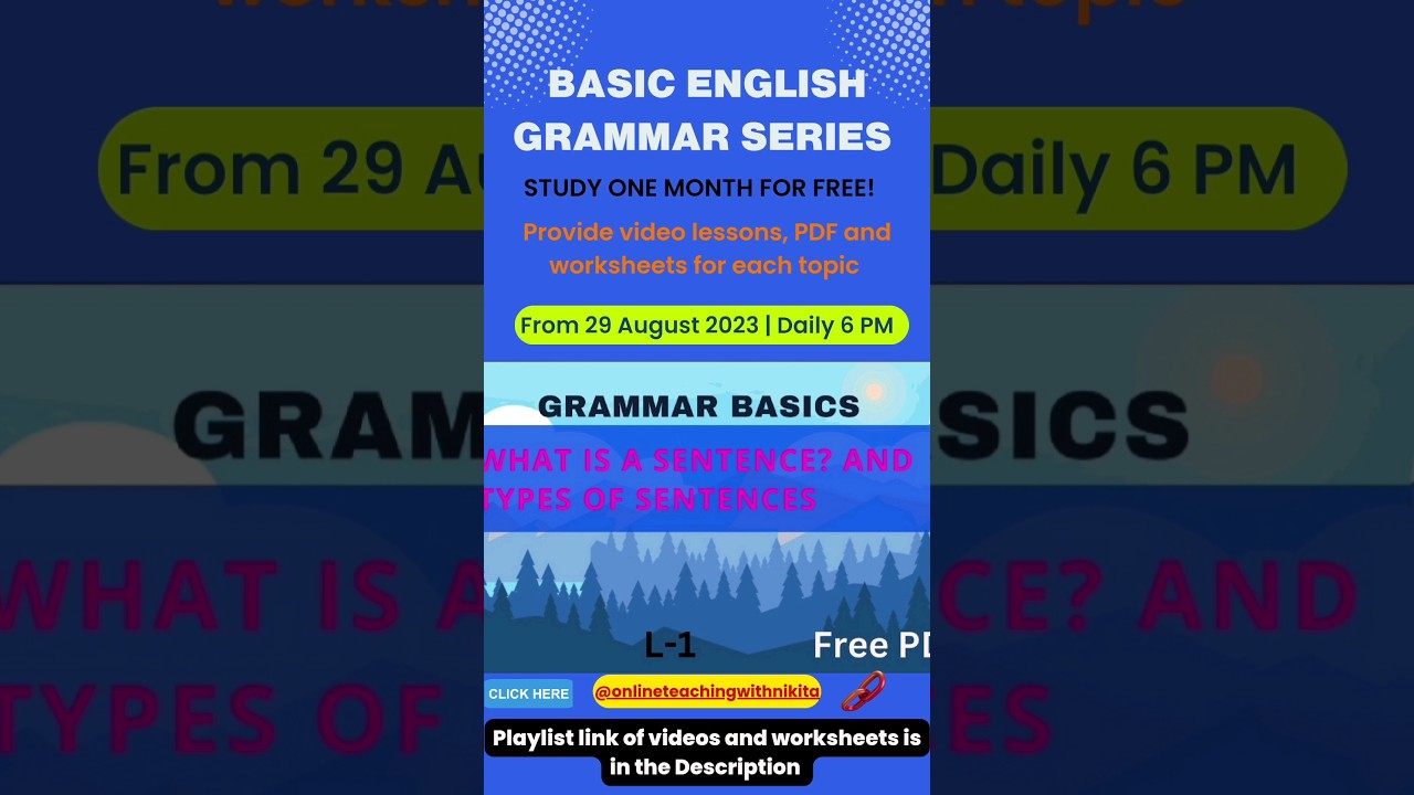 Basic English Grammar series|Free Worksheets & PDF|#englishgrammar #english #shorts #pdf#worksheets