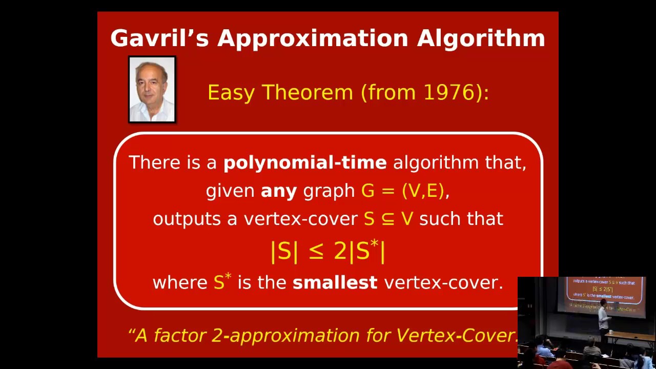 Spring 2013 Lecture 15   Approximation Algorithms default