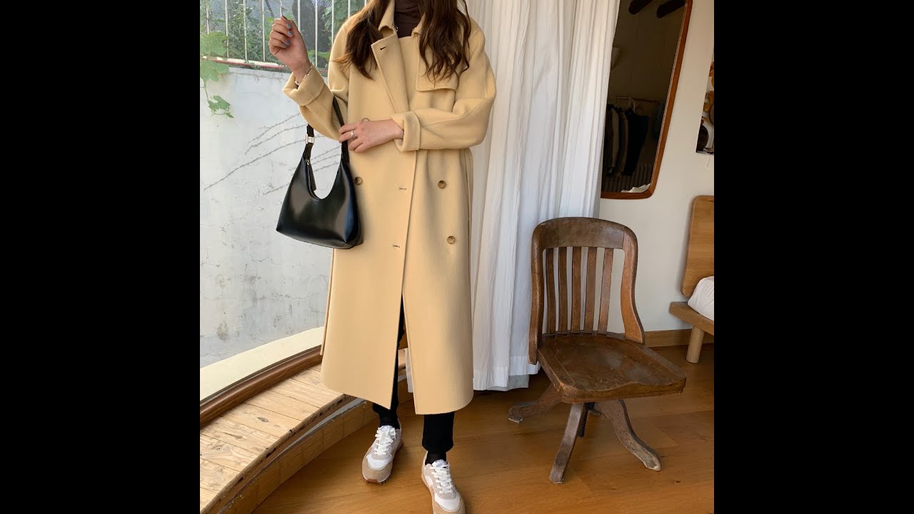 High-end wool coat, style 236, available in 4 colors