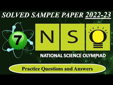 Class 7 Nso 2022 23 National Science Olympiad Exam Solved Sample
