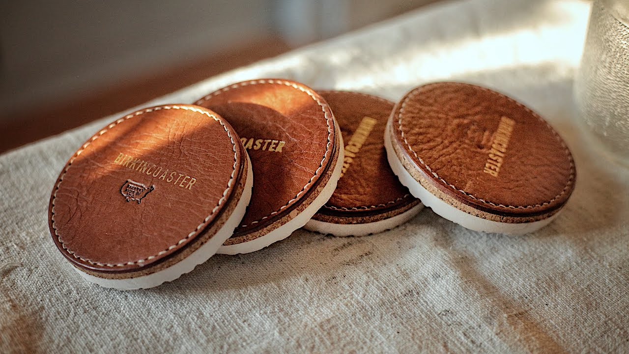 Making Birkenstocks Except they're Coasters