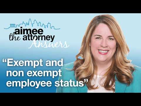 Exempt Vs Nonexempt Employees and FLSA Overtime - Employment Lawyer on Jobs That Are Exempt