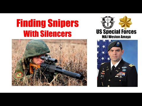 Locating snipers w/ silencers-suppressors | US Spec. Forces, Maj. Wes Amaya (Pick One ep 1.1)