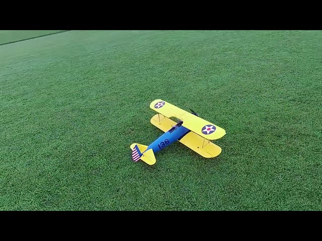 Dynam Stearman PT-17 Blue 4S RC Biplane 1300mm
