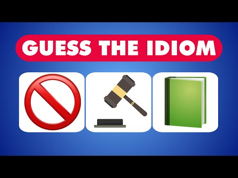 Guess English Idioms From Emojis | Emoji Puzzle