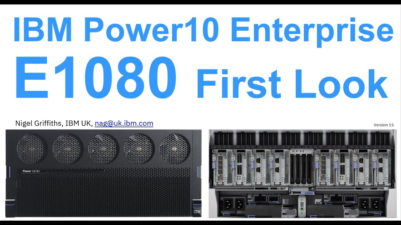 IBM Power10 E1080 First Look