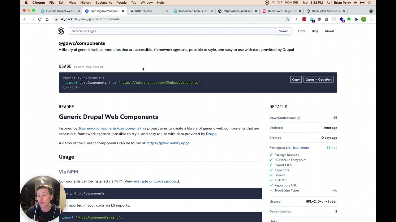 Generic Drupal Web Components Demo
