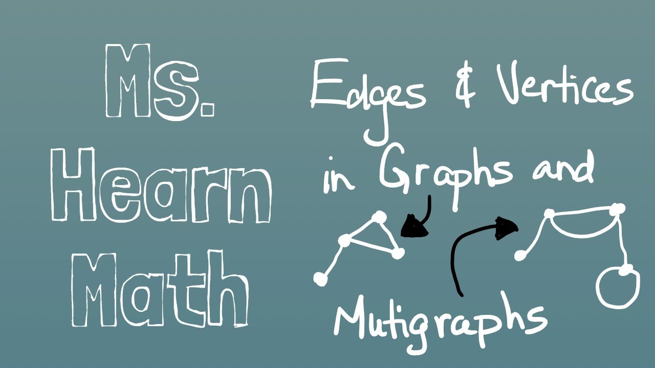 1A Identify Edges and Vertices in Simple Graphs and Multigraphs in Graph Theory