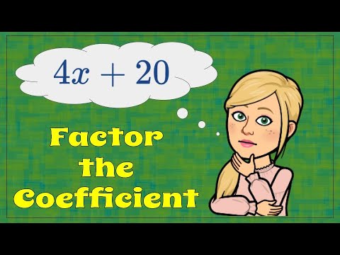 How to Factor the Coefficient from an Algebraic Expression | 7.EE.A.1 💚