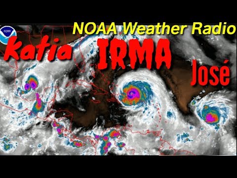Hurricane Irma, Katia and Jose, forecast, NOAA Weather Radio, Florida 7 day forecast ptember 7, 2017