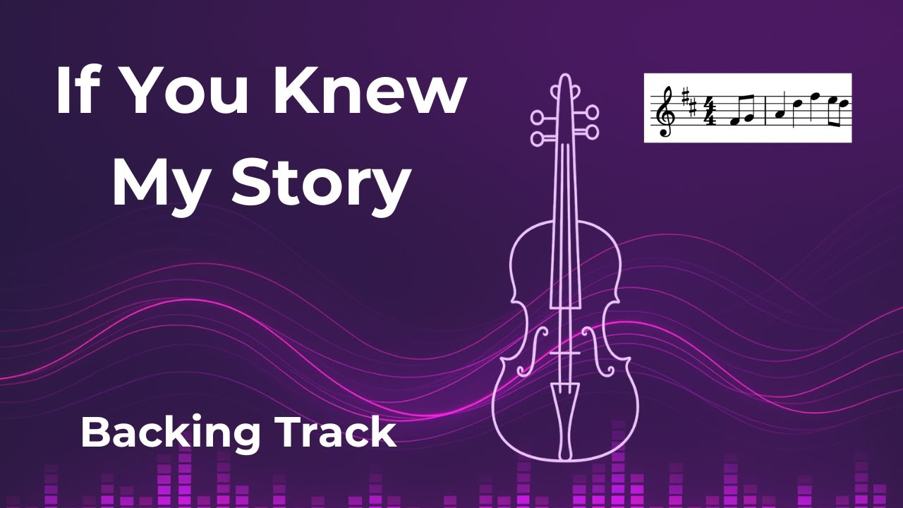 IF YOU KNEW MY STORY✍️| St. Martin & E. Brickell | Bright Star🌟|Backin Track & Scrolling Sheet Music