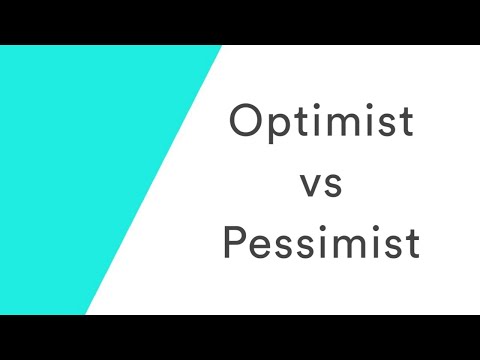 Optimist (vs) Pessimist meaning | English Vocabulary | Word book