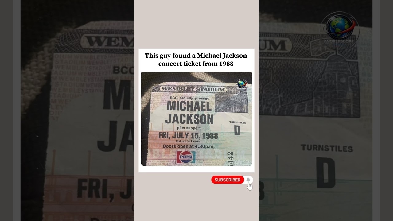 Imagine finding a piece of music history from 1988 😳🎟️