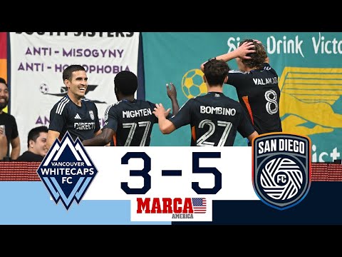 San Diego takes the top spot! | Whitecaps 3-5 San Diego | Highlights and goals | MLS
