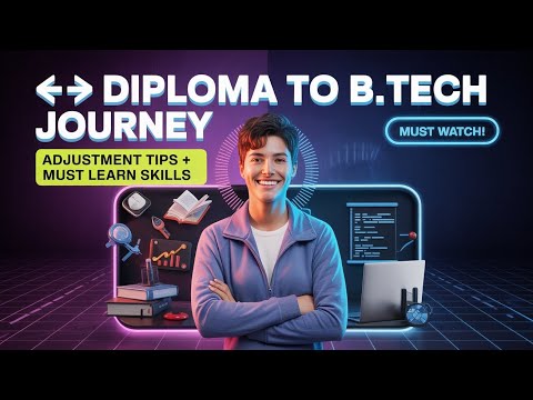 Diploma to B.Tech Journey ๐ | Lateral Entry Experience, Adjustment Tips & Must Learn Skills