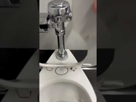 Sloan ST-2009 toilet at Fort Lauderdale airport | 100 Triminal Dr | Fort Lauderdale Florida