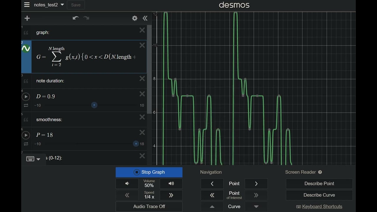 desmos - san andreas theme song