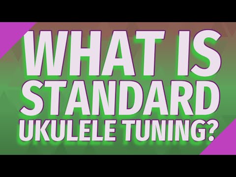 What is standard ukulele tuning?