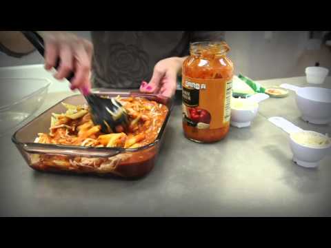 17.) Horneado Ziti (Baked Ziti with Spanish Text)