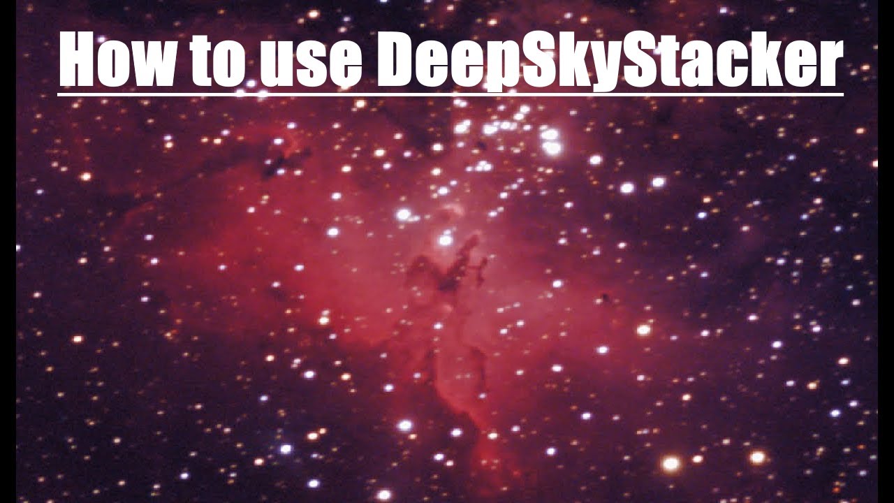 Using Deep Sky Stacker (DSS)