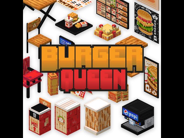 Burger Queen Furniture Volume 1 Minecraft Texture Pack