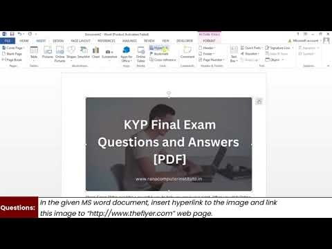 Kyp final exam BSc IT 2025 ms. Word