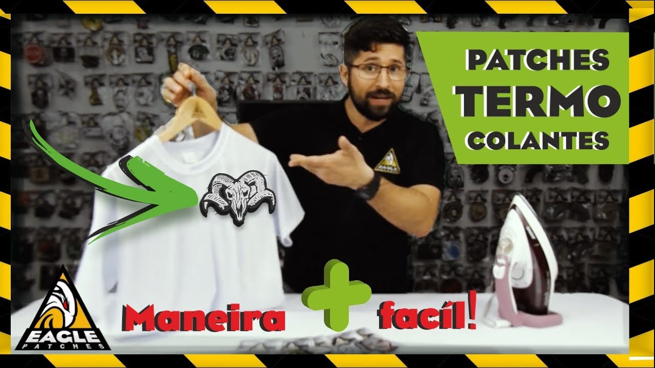 Tutorial de como aplicar patches termocolantes - Maneira fácil