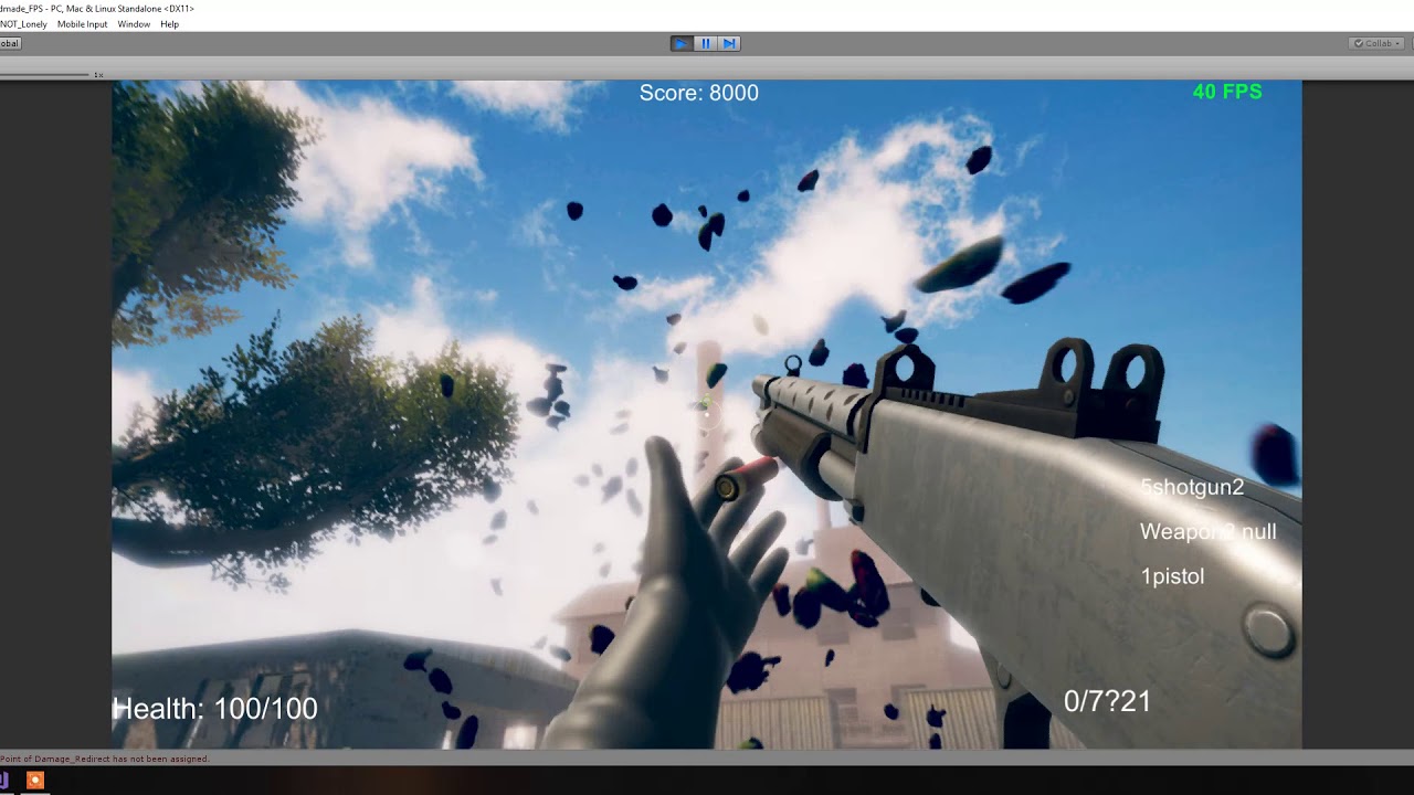 Unity FPS Dismemberment fail