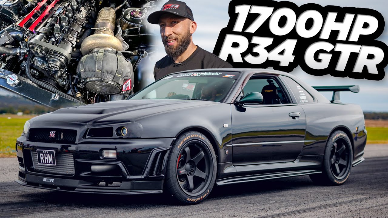 Watch a 1,744-HP '99 Nissan Skyline R34 GT-R With 3.4L Stroker Run 8s ...