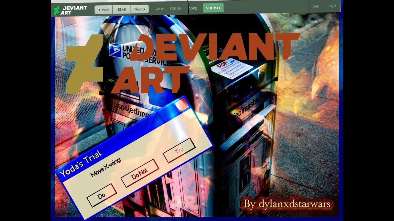 Exploring deviant-art : Star Wars ( A weird post box ?)