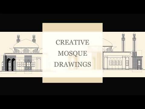 CREATIVE MOSQUE DRAWINGS | AUTOCAD FILES |