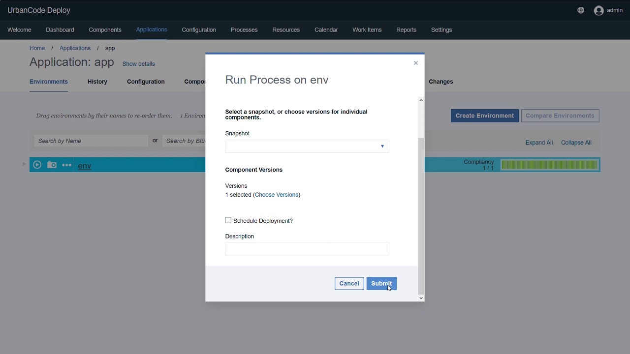 Demo: Deployment Warning in UrbanCode Deploy