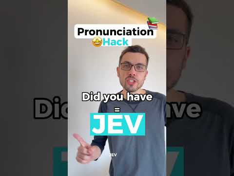 #10 Pronunciation Hack. “JEV” #englishhero #inglesfacil #inglesonline